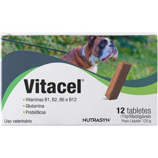 Suplemento Vitamínico Vitacel - Auxílio Nutricional Para Cães em ...