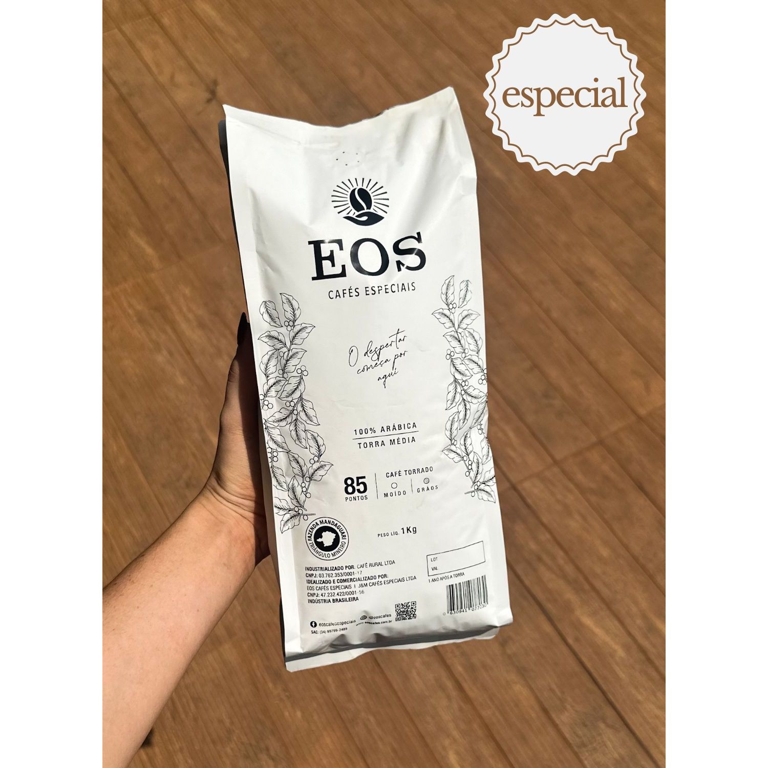 Café Especial Moido - 1Kg | Eos Cafés Especiais