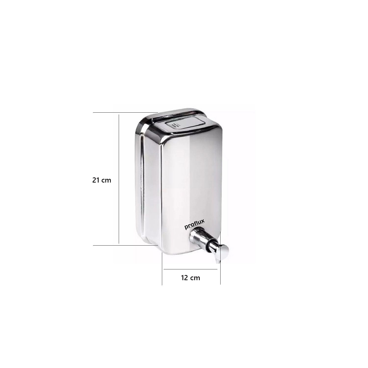 Saboneteira de Pressão em Inox 1000 ml Biovis Biovisium | Solucenter