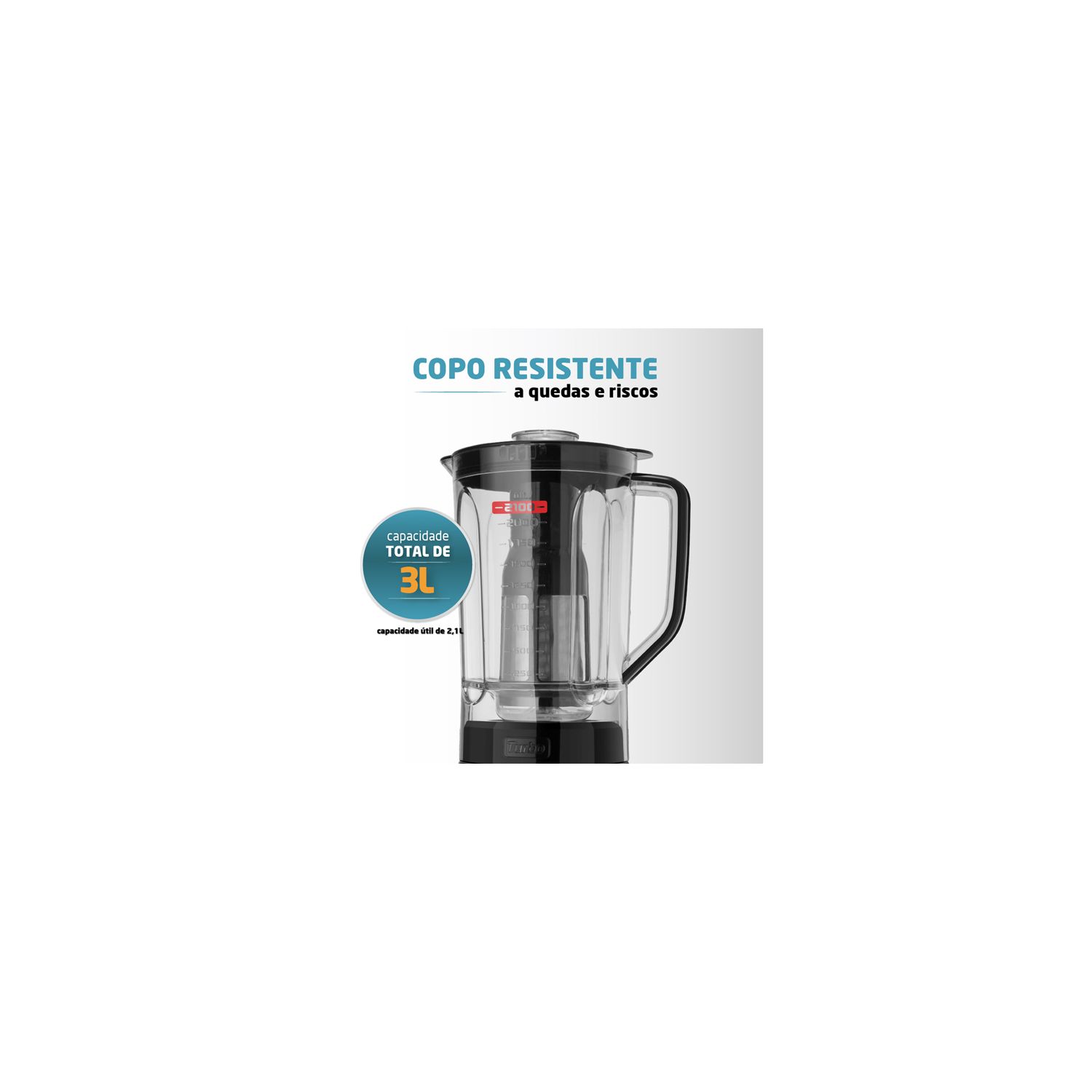 Liquidificador Mondial L-1200 BI 220V/60Hz Preto | Casa e Companhia