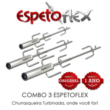 Espeto Giratório a Pilha Personalizado, o original | Espetoflex